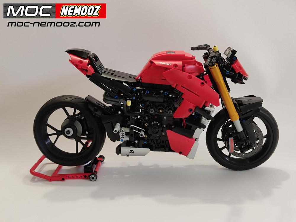 Lego Moc Ducati Streetfighter V4 15 By Moc Nemooz Rebrickable