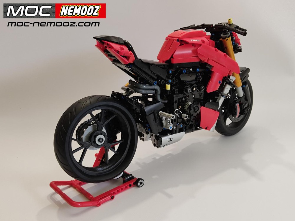 Lego Moc Ducati Streetfighter V4 15 By Moc Nemooz Rebrickable