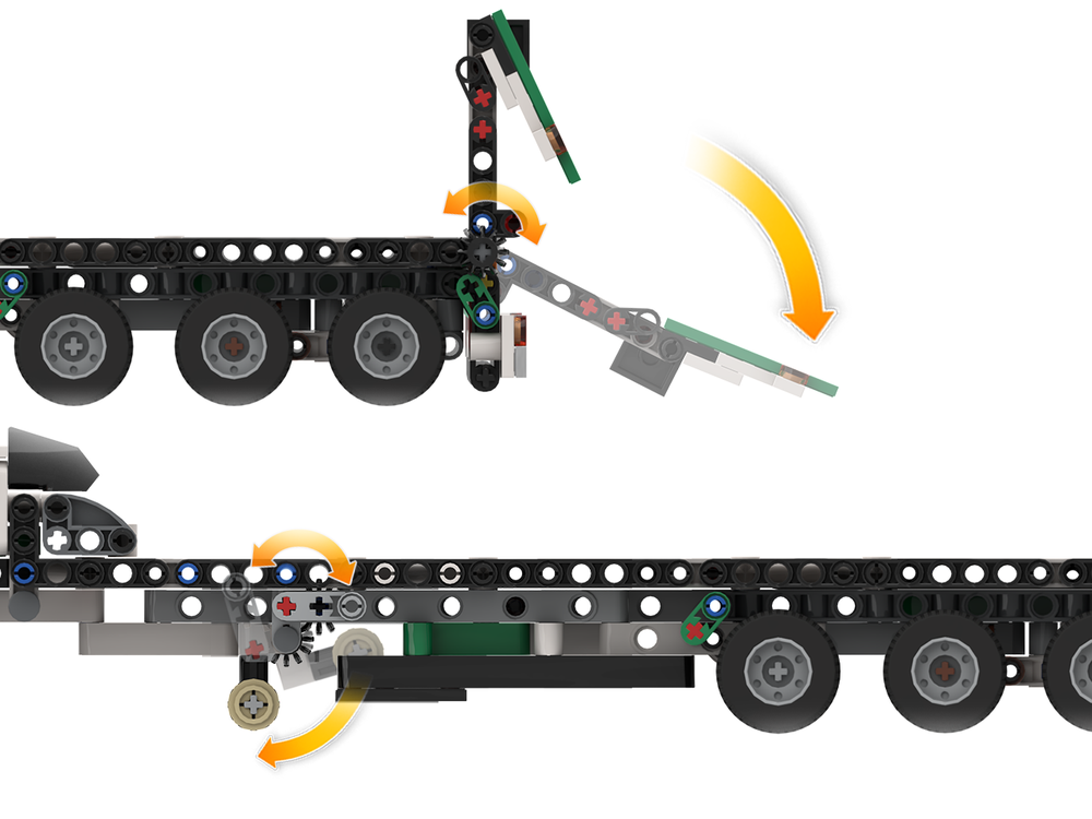 Lego Moc 42167 Trailer By Mirrorbricks Rebrickable Build With Lego