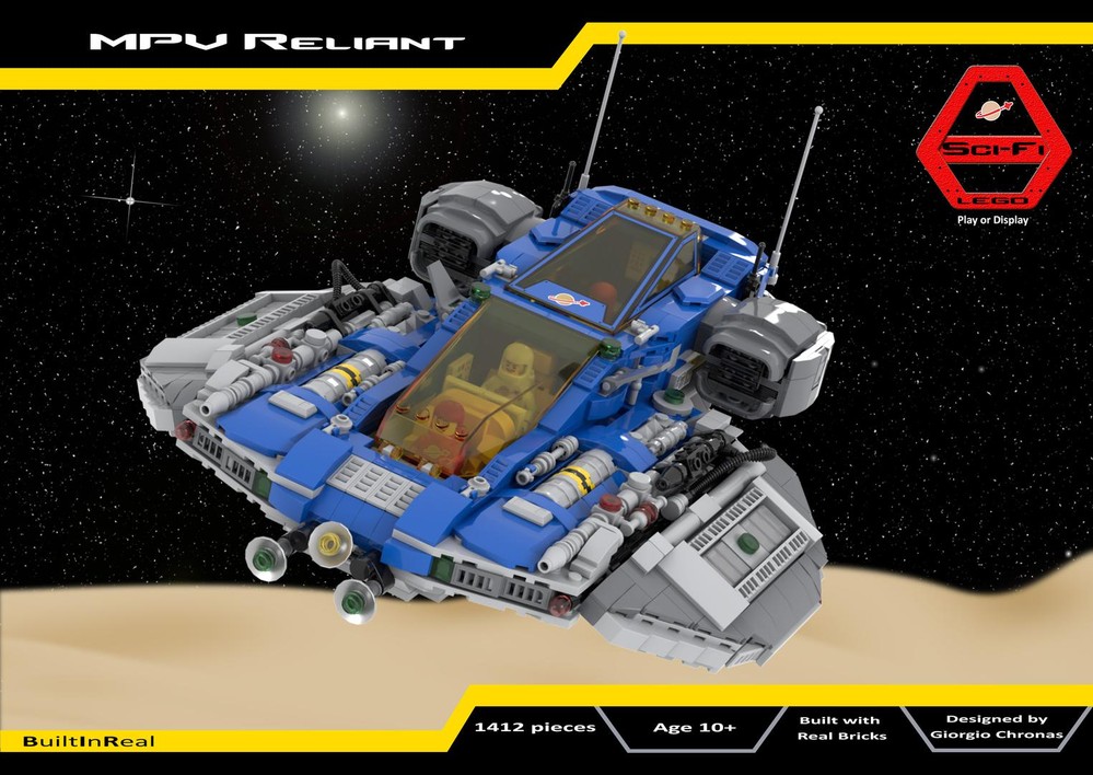 LEGO MOC-171617 MPV Reliant, Spaceship by Legocionado | Rebrickable ...