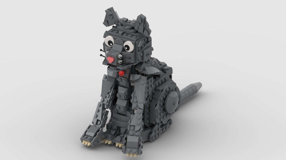LEGO MOC Cat kitten brickx by Dimi_kristof | Rebrickable - Build with LEGO
