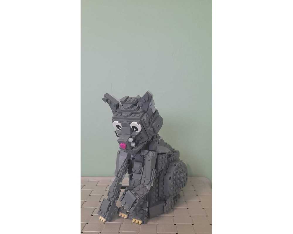 Lego Moc Cat Kitten Brickx By Dimikristof Rebrickable Build With Lego