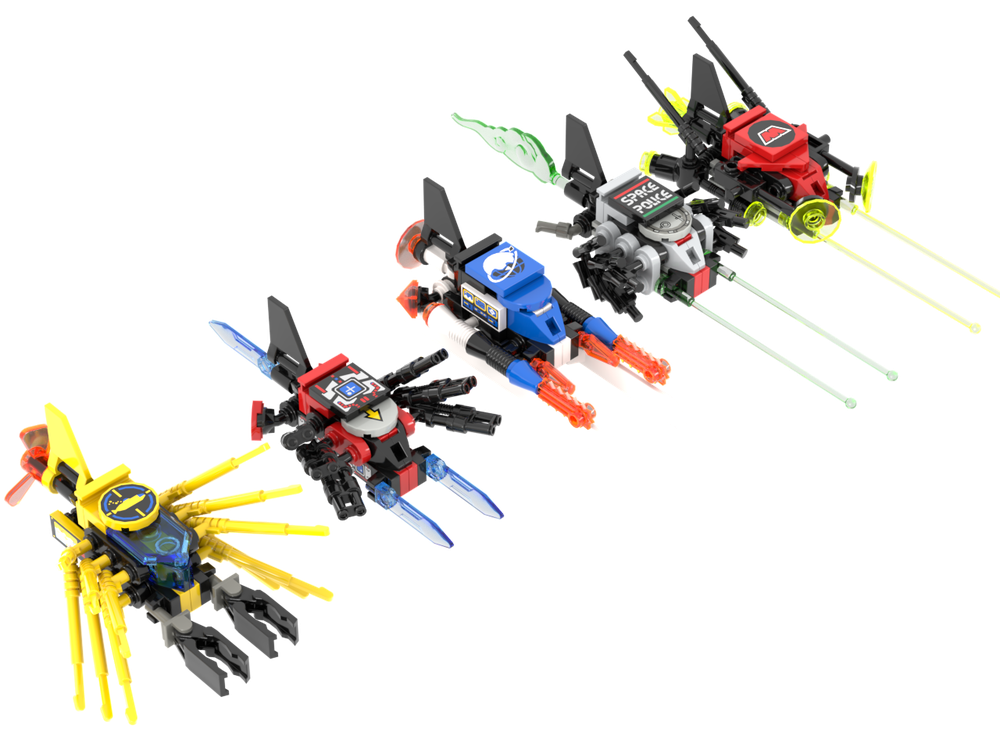 LEGO MOC Flak Drone 90's space versions by Thomus_Bean | Rebrickable ...