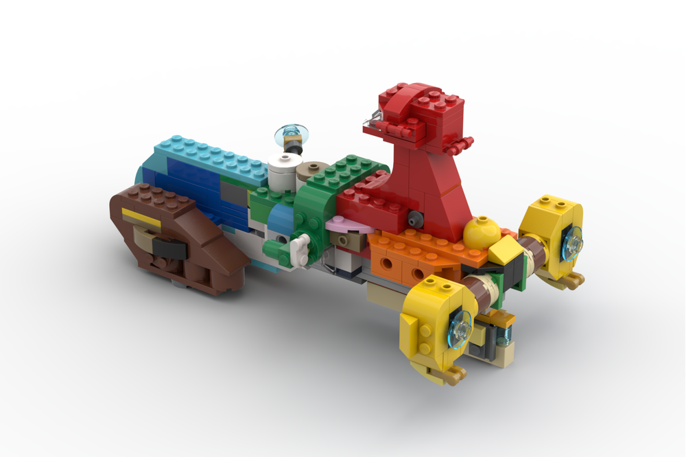 Lego Moc 11018 Interstellar Frigate By Nequmodiva Rebrickable Build