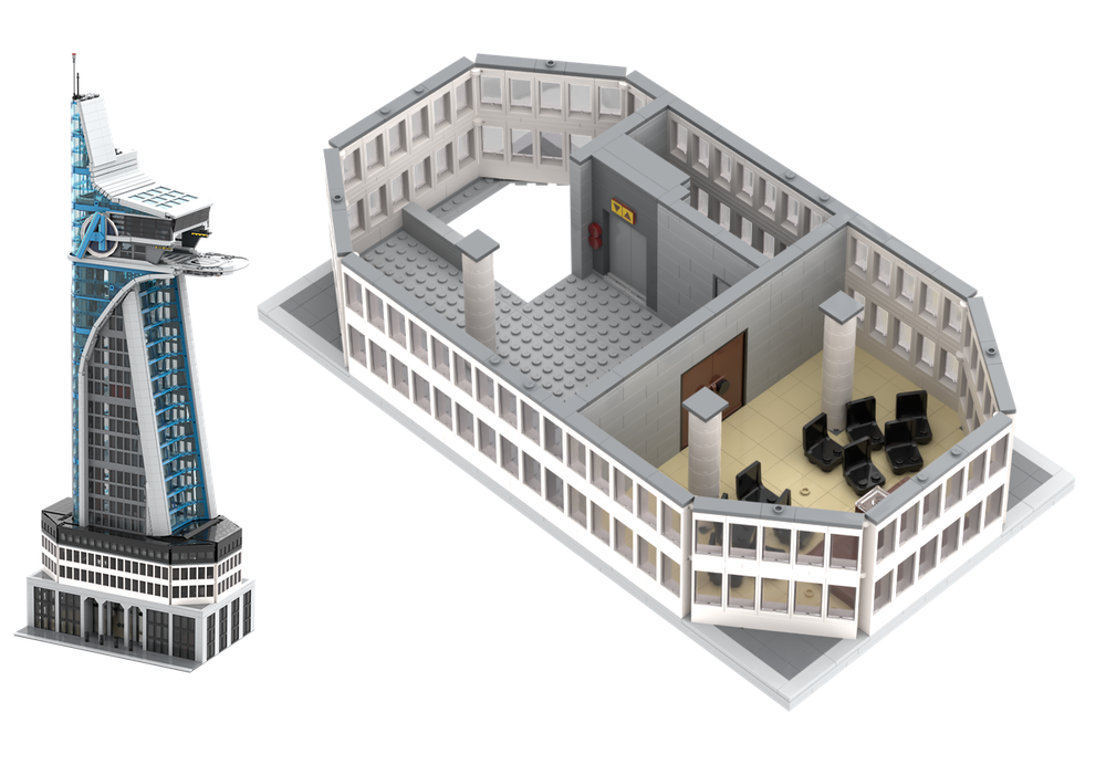 LEGO MOC Additional Top Floor for Metlife Building 48 x 32 by AVusion ...