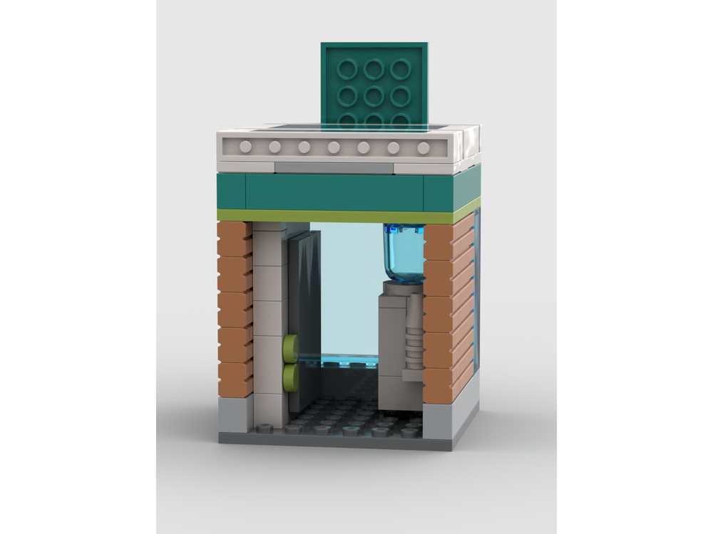 LEGO MOC Train Station Modular by KTBrickworks | Rebrickable - Build ...