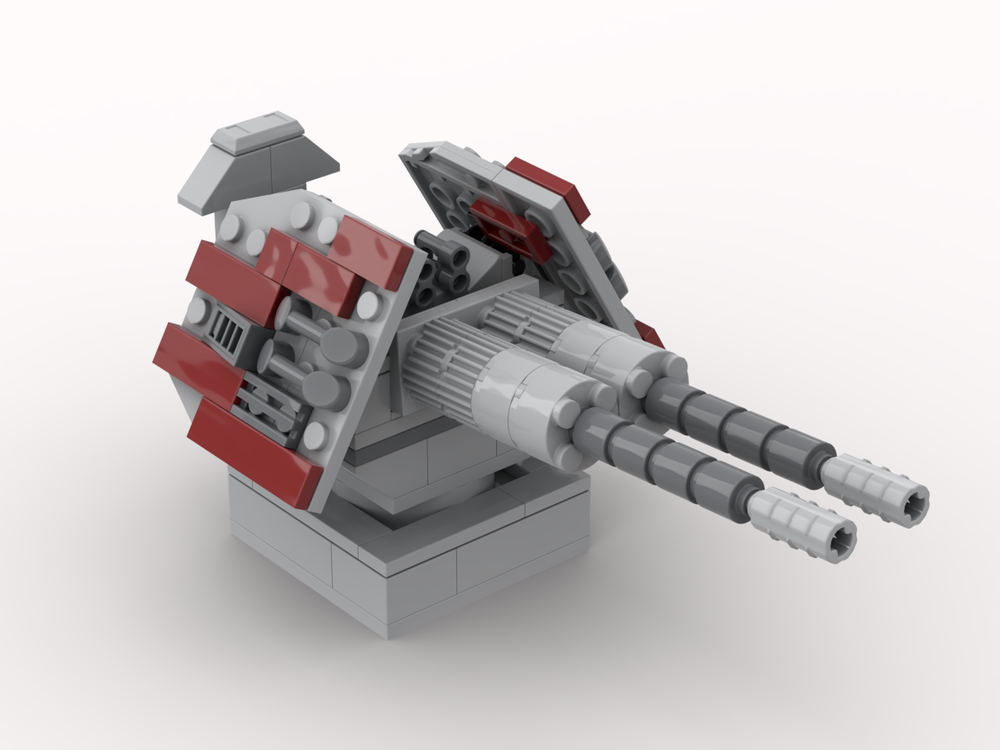 LEGO MOC AA TURRET MOC by ByteForge | Rebrickable - Build with LEGO