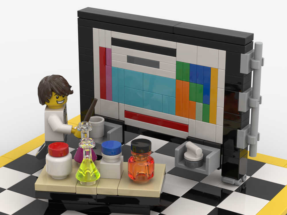 LEGO MOC Research Lab Chemistry 101 by Ptchnk | Rebrickable - Build ...