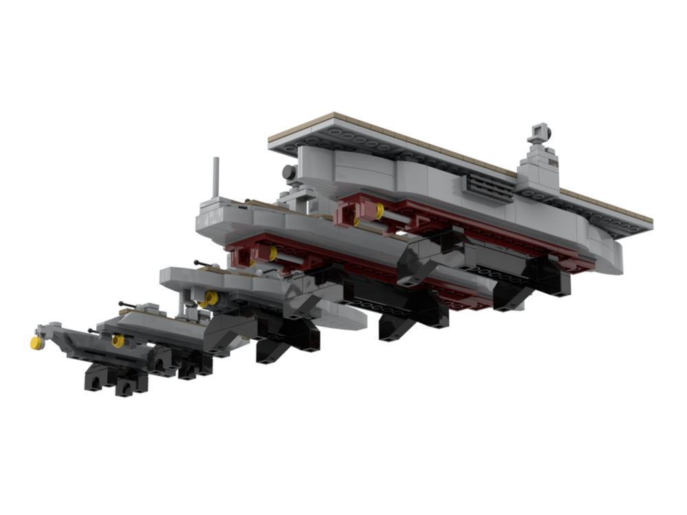 LEGO MOC Miniature Fleet by SkyBlueAviator | Rebrickable - Build with LEGO