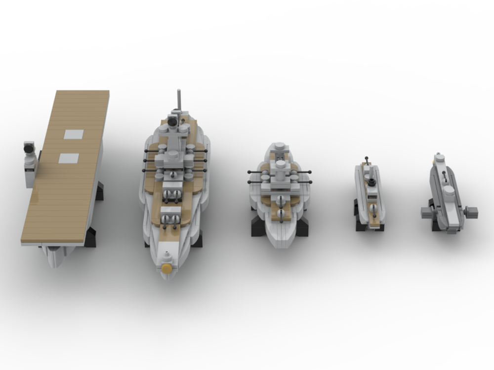 LEGO MOC Miniature Fleet by SkyBlueAviator | Rebrickable - Build with LEGO