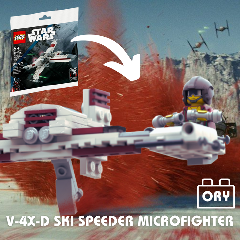 LEGO MOC V-4X-D SKI SPEEDER MICROFIGHTER by OryOryOry | Rebrickable ...