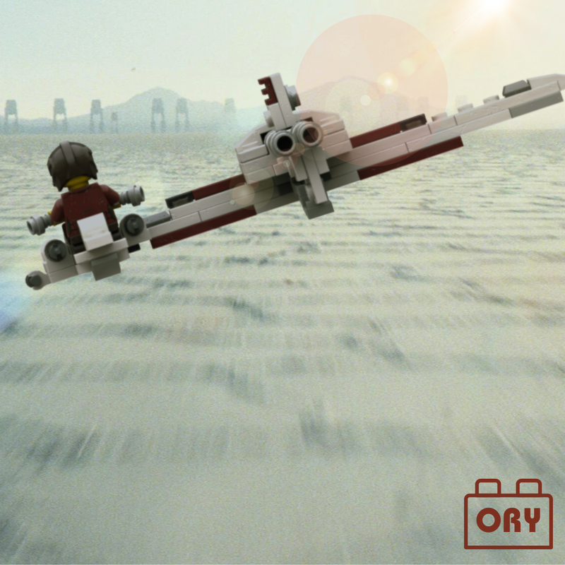 LEGO MOC V-4X-D SKI SPEEDER MICROFIGHTER by OryOryOry | Rebrickable ...