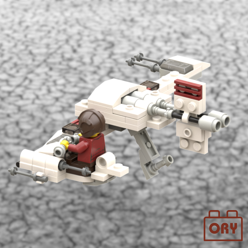 LEGO MOC V-4X-D SKI SPEEDER MICROFIGHTER by OryOryOry | Rebrickable ...