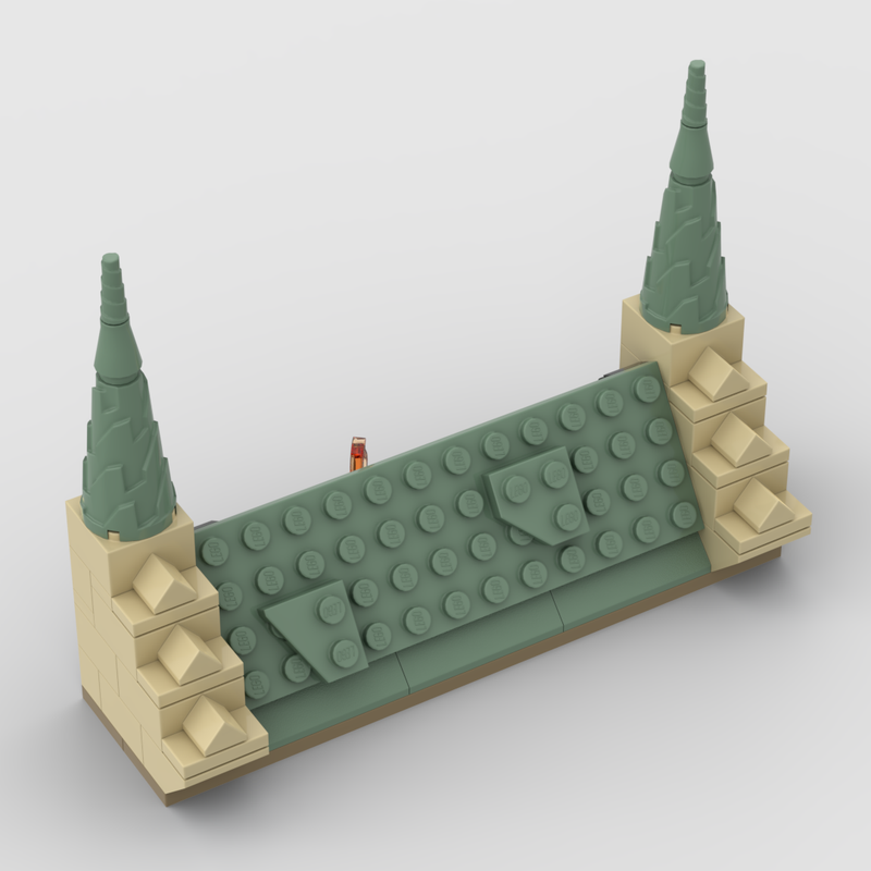 LEGO MOC Hogwarts roof by Polokot | Rebrickable - Build with LEGO