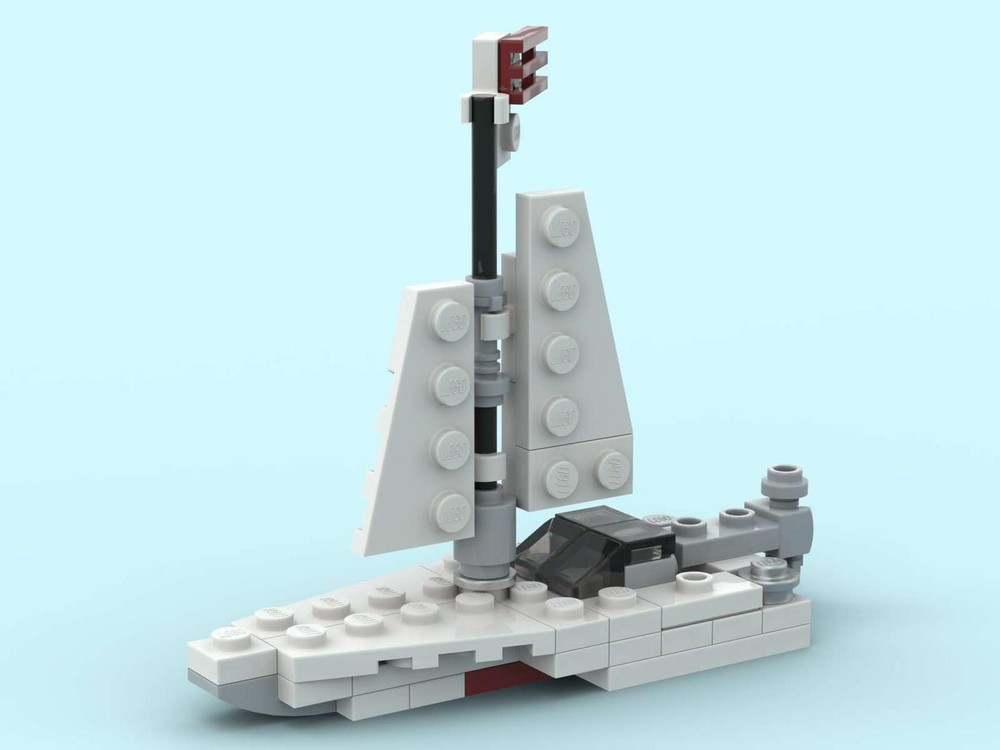 Lego Moc Sailboat 30654 By Flobert2 Rebrickable Build With Lego