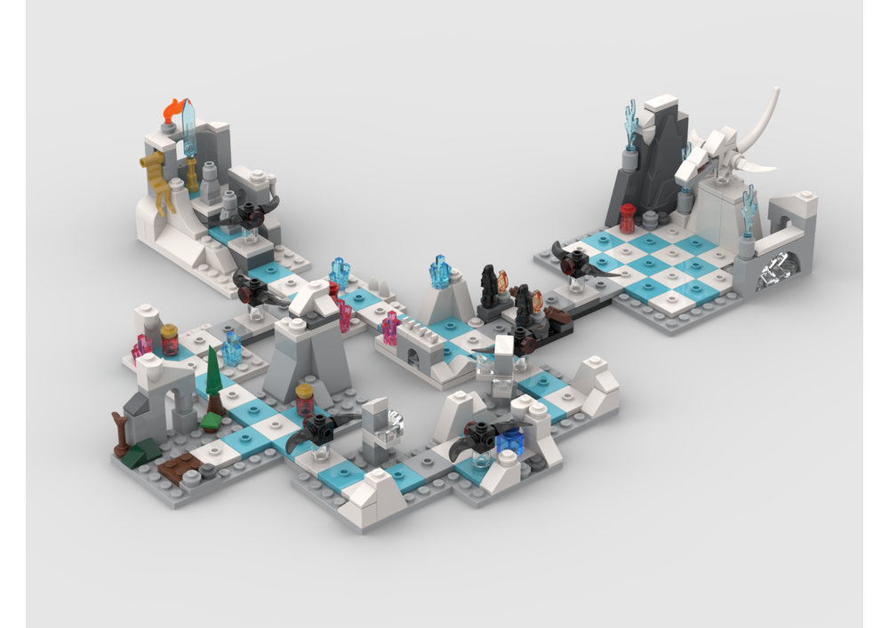 LEGO MOC Dragon Mountain by OjiFukuro | Rebrickable - Build with LEGO