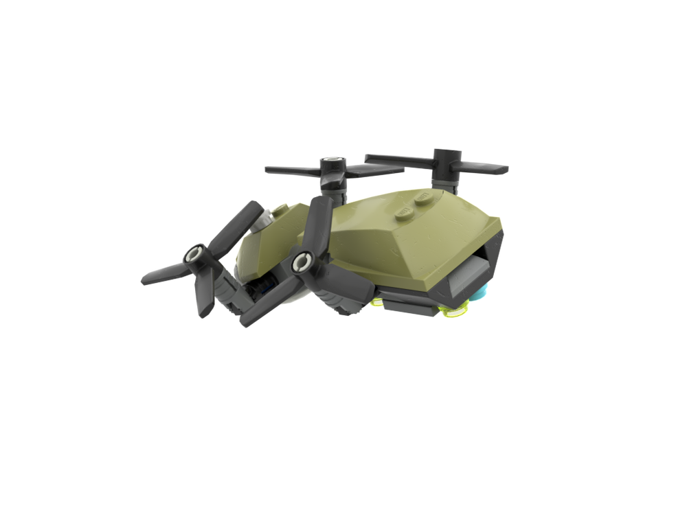LEGO MOC Drone UAV Quadcopter by fuz | Rebrickable - Build with LEGO
