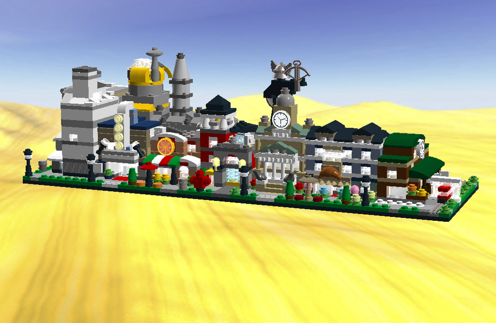 LEGO MOC Full Bricktober Town by Hrodas by hrodas | Rebrickable - Build ...
