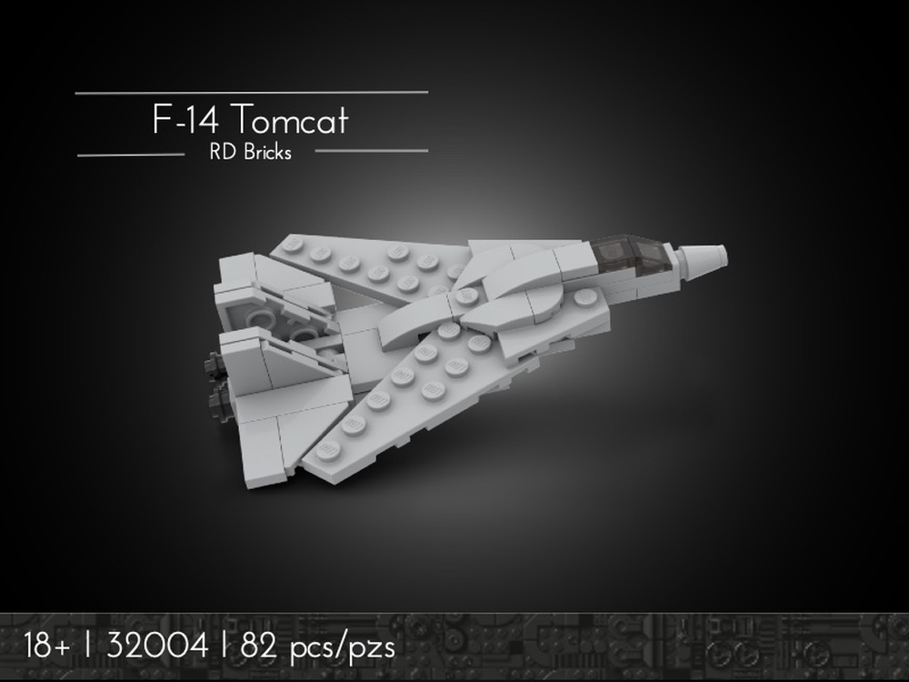 LEGO MOC F-14 Tomcat by RD_Bricks32 | Rebrickable - Build with LEGO