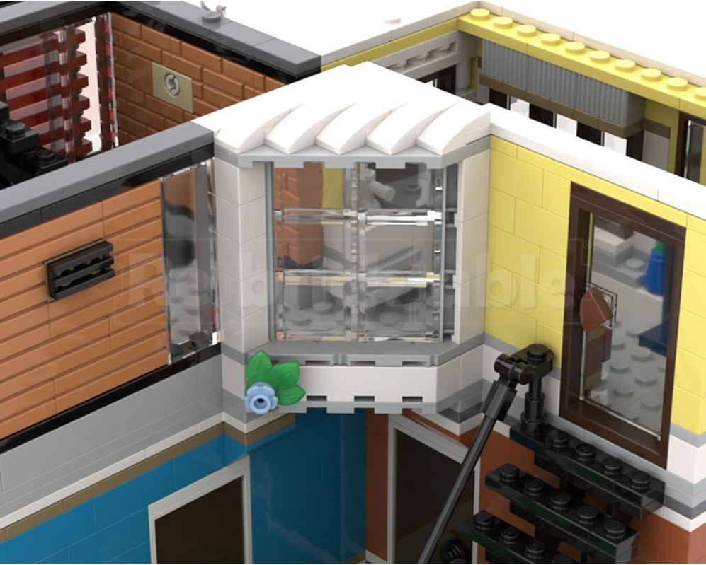 LEGO MOC Townhouse Pet Shop Modular Modification (31097) by Soandso ...