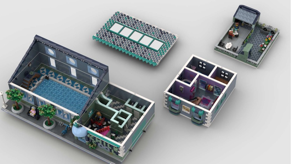 LEGO MOC Chiil & Cool - Municipal swimming pool by JacoLecolo ...