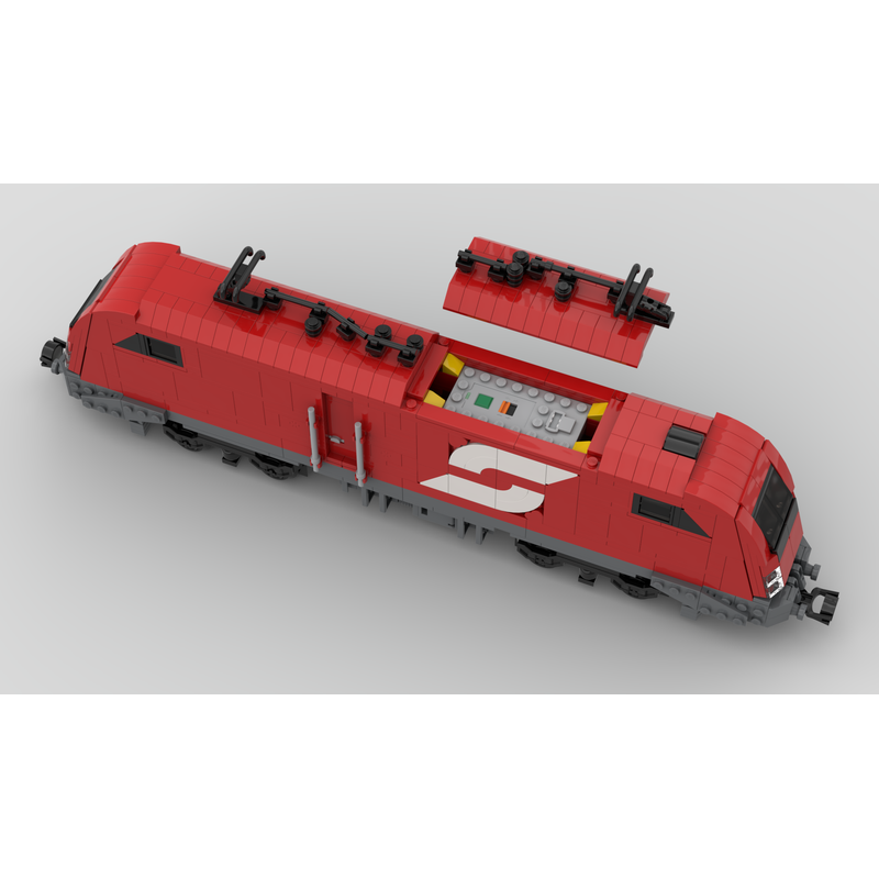 LEGO MOC Siemens Taurus train locomotive (ÖBB red version) with PF by ...