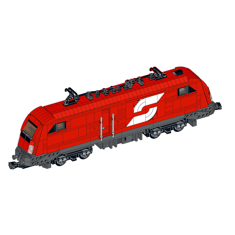 LEGO MOC Siemens Taurus train locomotive (ÖBB red version) with PF by ...