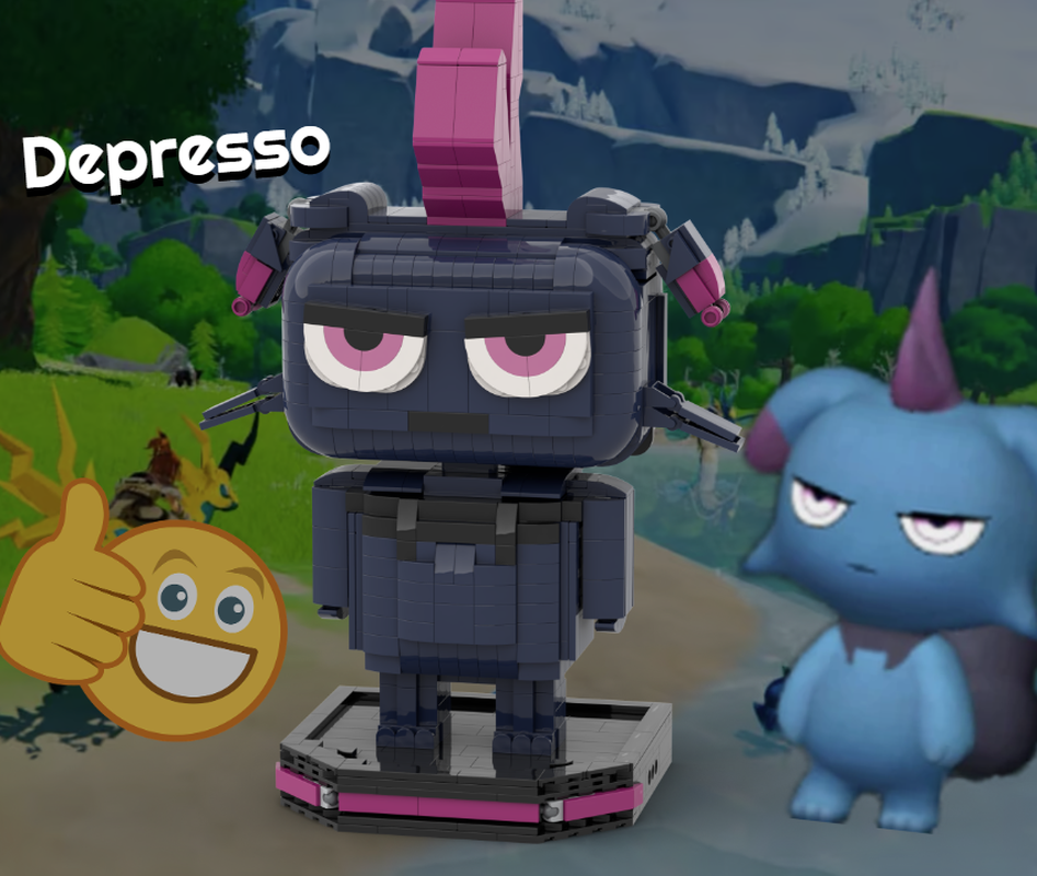 LEGO MOC Depresso from Palworld by Eddies Mocs | Rebrickable - Build ...