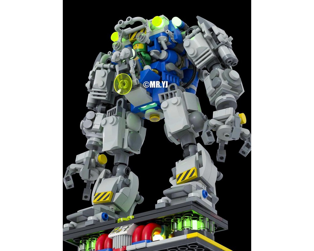 LEGO MOC CLASSIC SPACE WORK MECH by MR.YJ by MR.YJ | Rebrickable ...