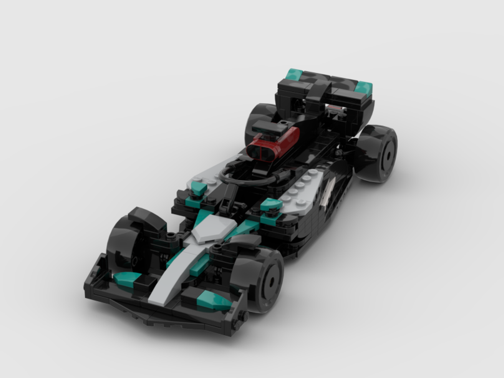 LEGO MOC Lego Mercedes W15 F1 car by Tom designs | Rebrickable - Build ...
