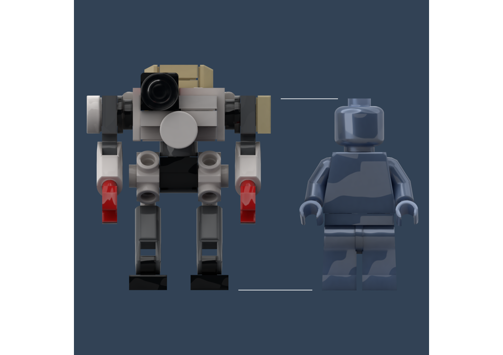 LEGO MOC Vasco robot - Starfield game by m_fan_8 | Rebrickable - Build ...
