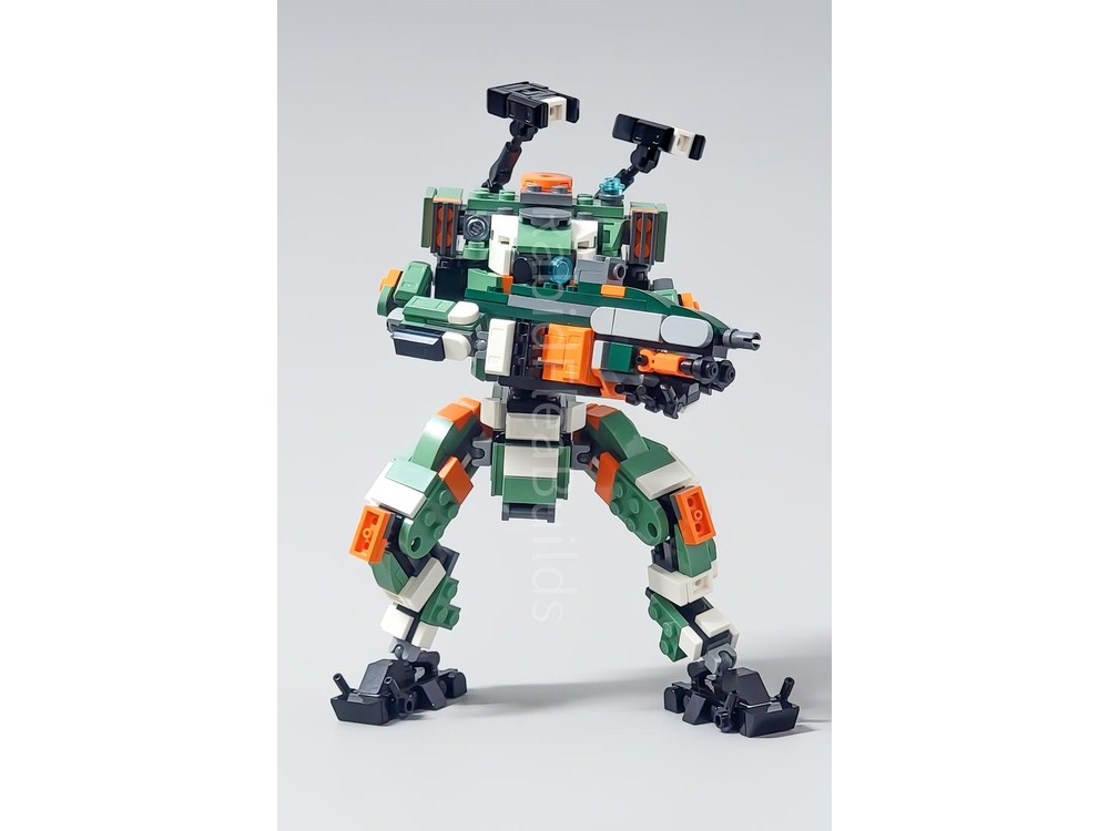 LEGO MOC BT-7274 from Titanfall 2 by RabidFleaBuilds | Rebrickable - Build with LEGO