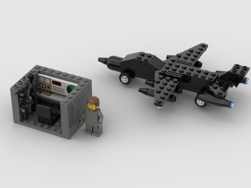 LEGO MOC Drone fighter jet by BrickRangerRick | Rebrickable - Build ...