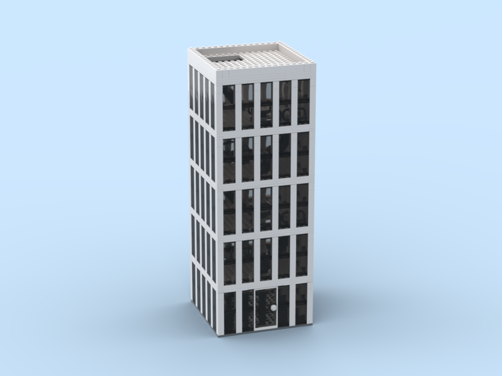 LEGO MOC skyscraper by the platnium brick | Rebrickable - Build with LEGO