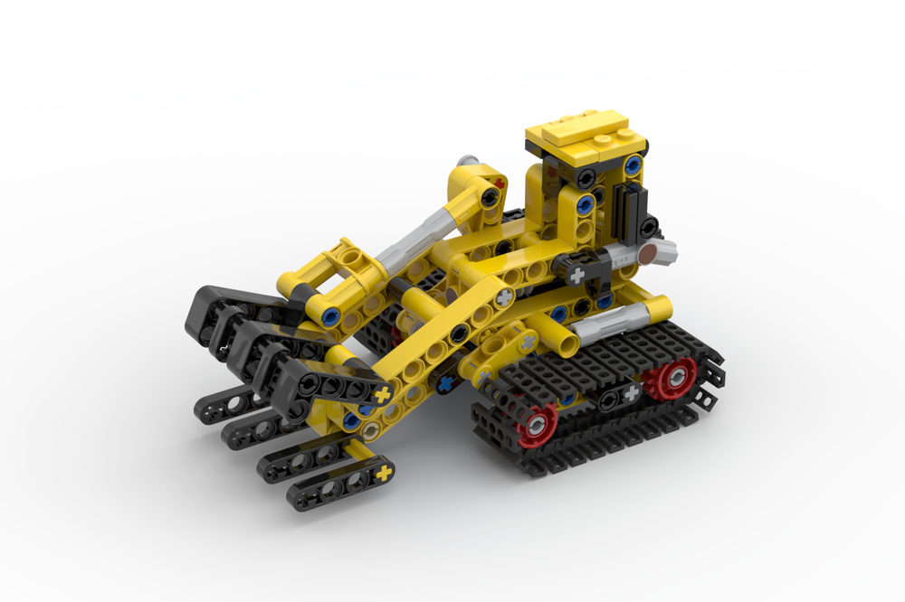 LEGO MOC 42163 Grapple Rake Tractor by Nequmodiva | Rebrickable - Build ...
