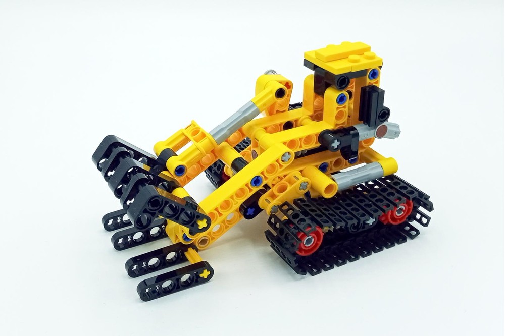 LEGO MOC 42163 Grapple Rake Tractor by Nequmodiva | Rebrickable - Build ...