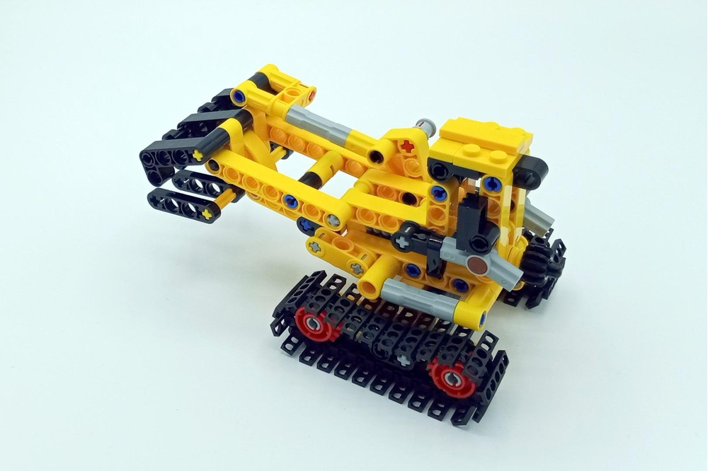 LEGO MOC 42163 Grapple Rake Tractor by Nequmodiva | Rebrickable - Build ...