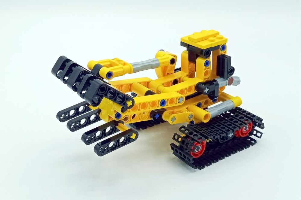 LEGO MOC 42163 Grapple Rake Tractor by Nequmodiva | Rebrickable - Build ...