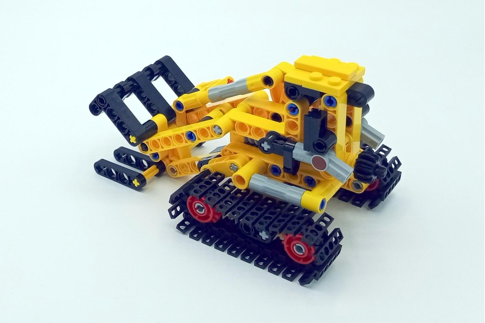 LEGO MOC 42163 Grapple Rake Tractor by Nequmodiva | Rebrickable - Build ...