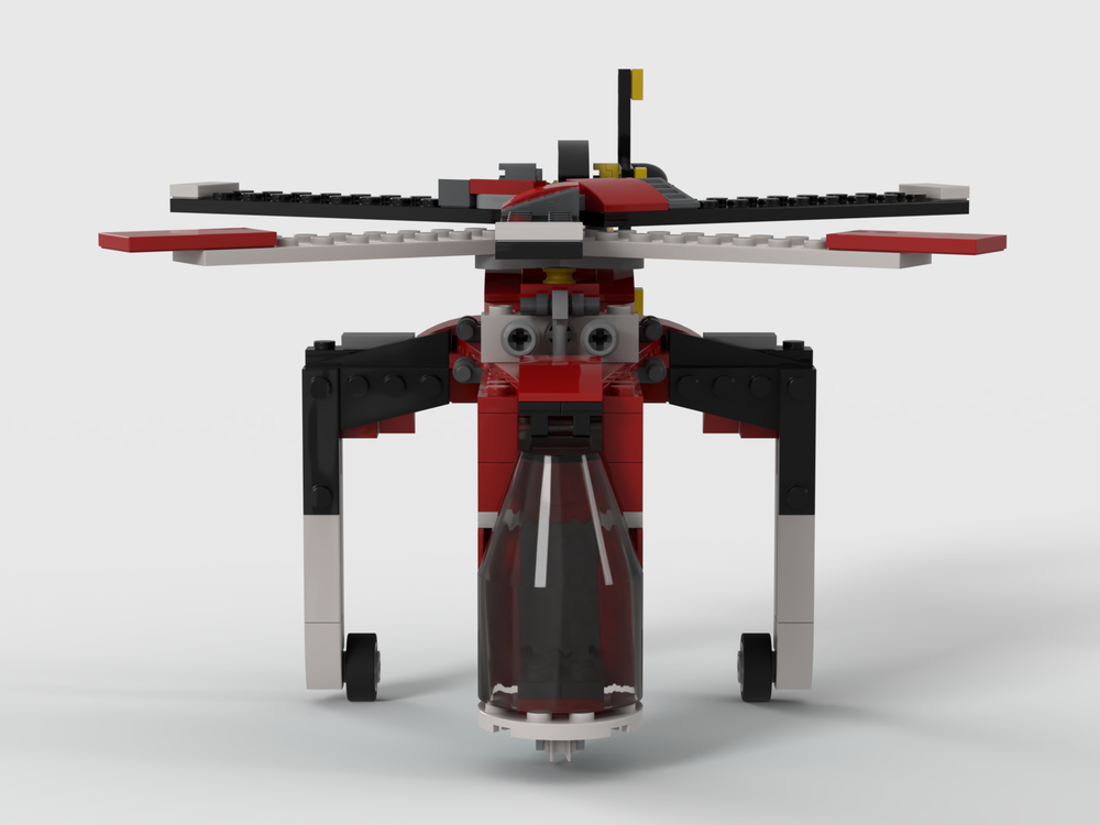 LEGO MOC 31047 Sikorsky S-64 Skycrane Heavy Lift Cargo Helicopter by ...