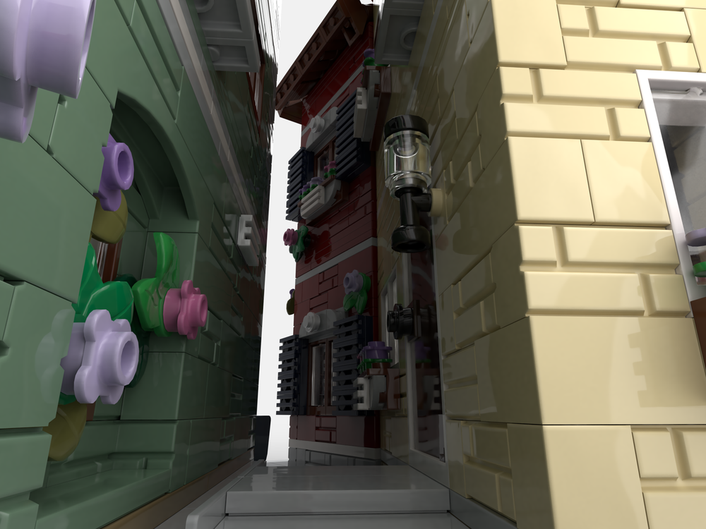 LEGO MOC Narrow European Streets by Mattysek289 | Rebrickable - Build ...