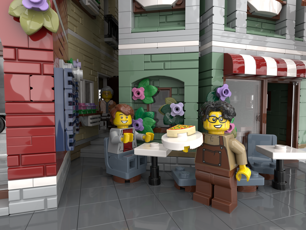 LEGO MOC Narrow European Streets by Mattysek289 | Rebrickable - Build ...