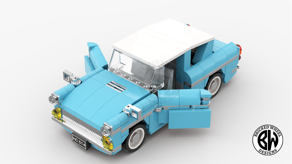 LEGO MOC Weasley's Flying Ford Anglia by BrickedWheel | Rebrickable ...