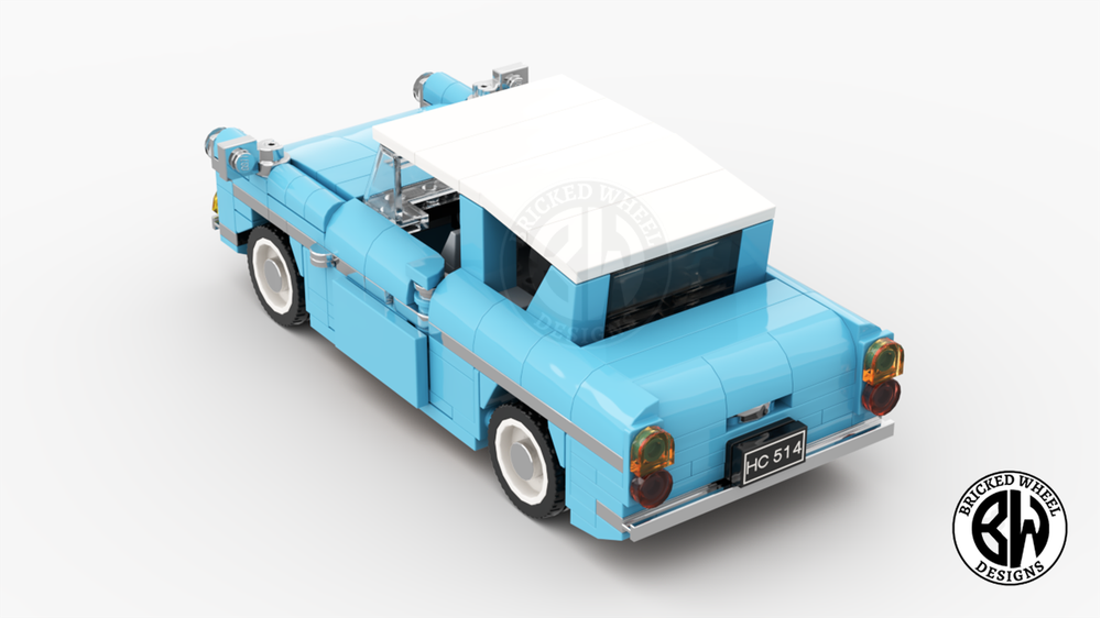 LEGO MOC Weasley's Flying Ford Anglia by BrickedWheel | Rebrickable ...