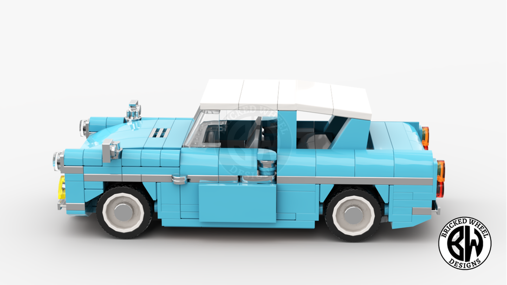 LEGO MOC Weasley's Flying Ford Anglia by BrickedWheel | Rebrickable ...