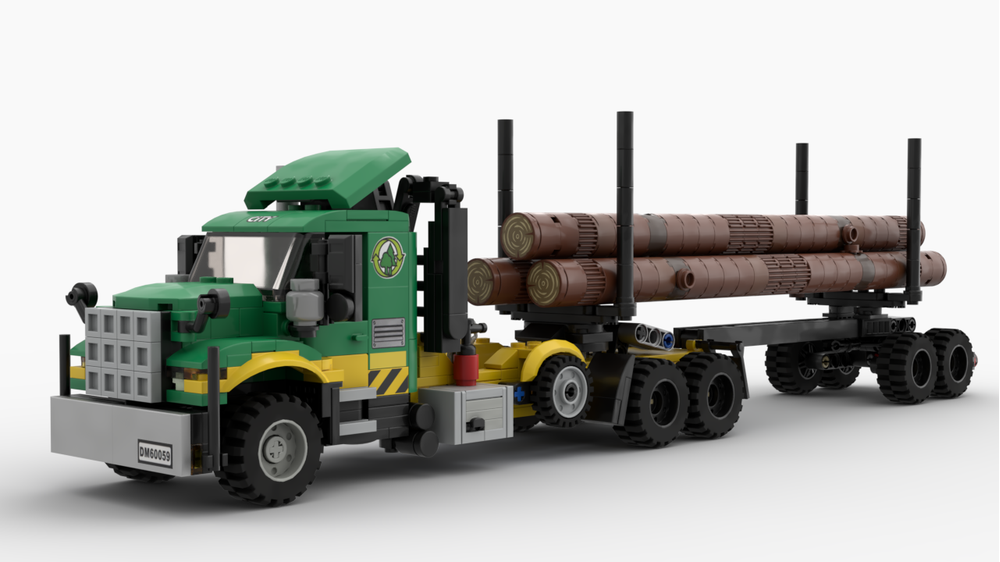 LEGO MOC Logging Truck by owstin | Rebrickable - Build with LEGO