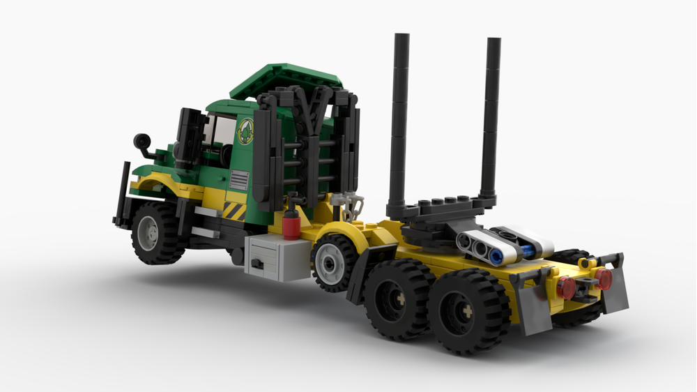 LEGO MOC Logging Truck by owstin | Rebrickable - Build with LEGO