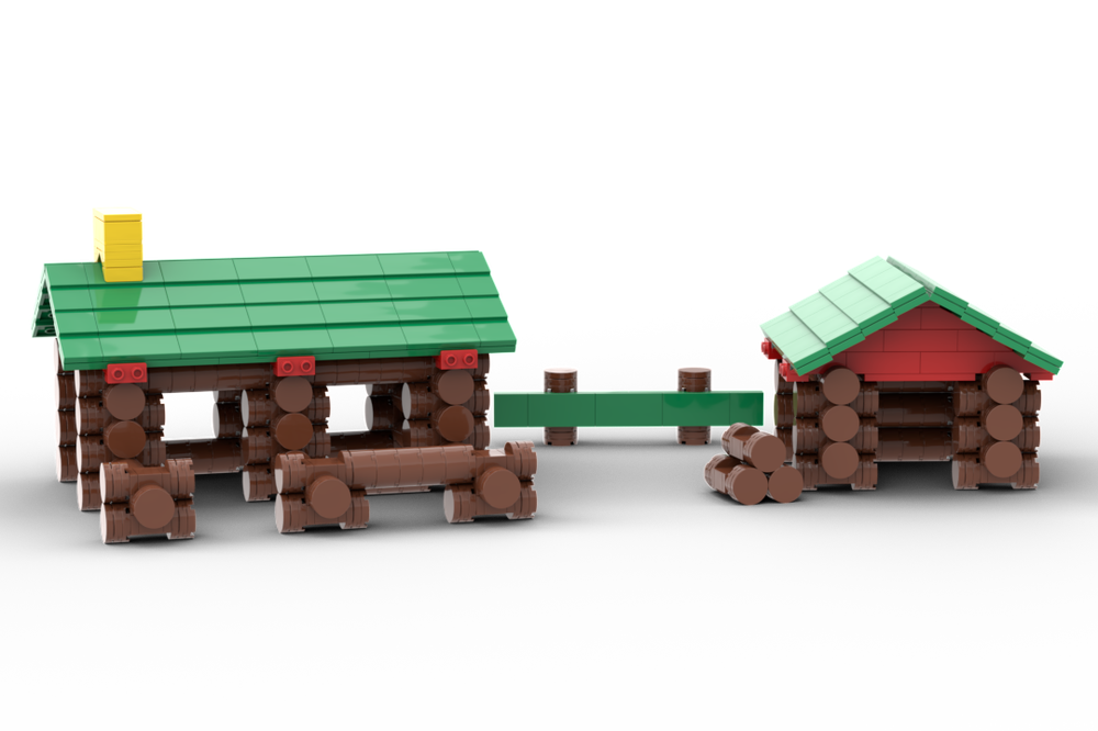LEGO MOC-171918 Lincoln Logs - Prairie House by bossofdos64 ...