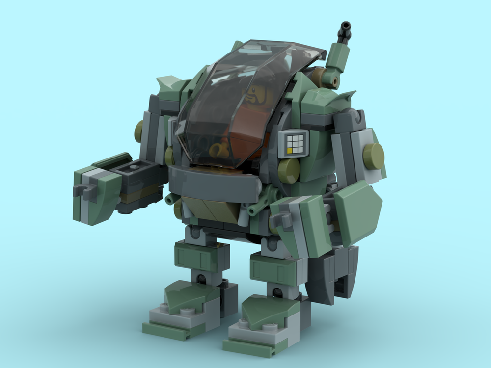 LEGO MOC Patchy Bulk Work Mech by zairse | Rebrickable - Build with LEGO
