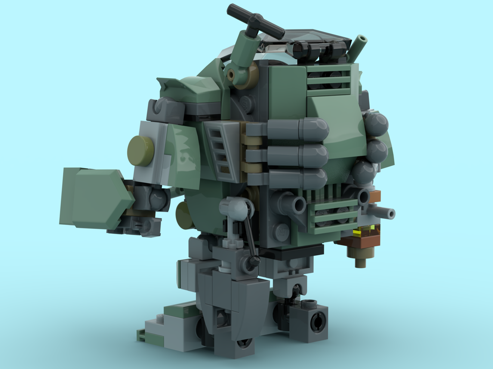LEGO MOC Patchy Bulk Work Mech by zairse | Rebrickable - Build with LEGO